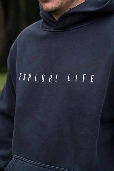 Explore Life Premium Hood - Faded Black – The Explore Life