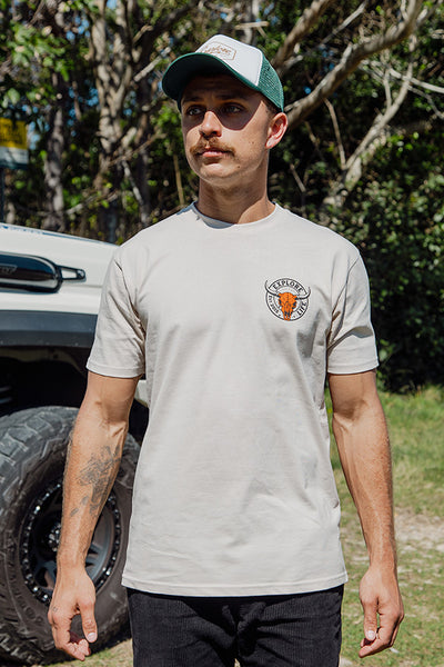 Bull Territory - Classic Tee - Bone – The Explore Life