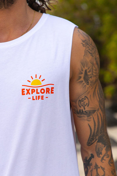 Explore Summer Tank - White – The Explore Life