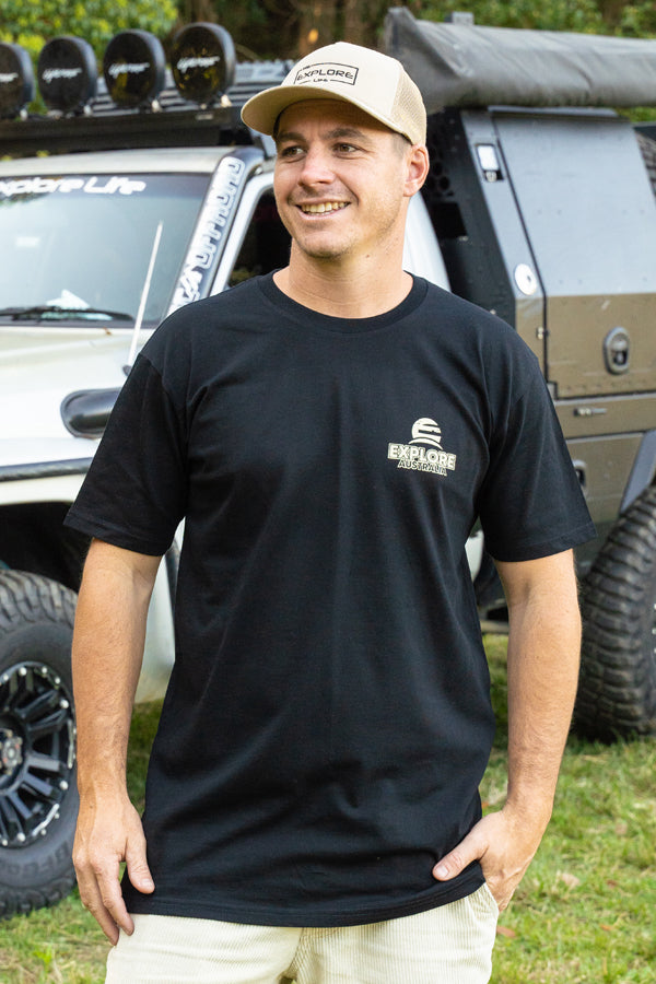 Patrolin Australia - Tee - Black – The Explore Life